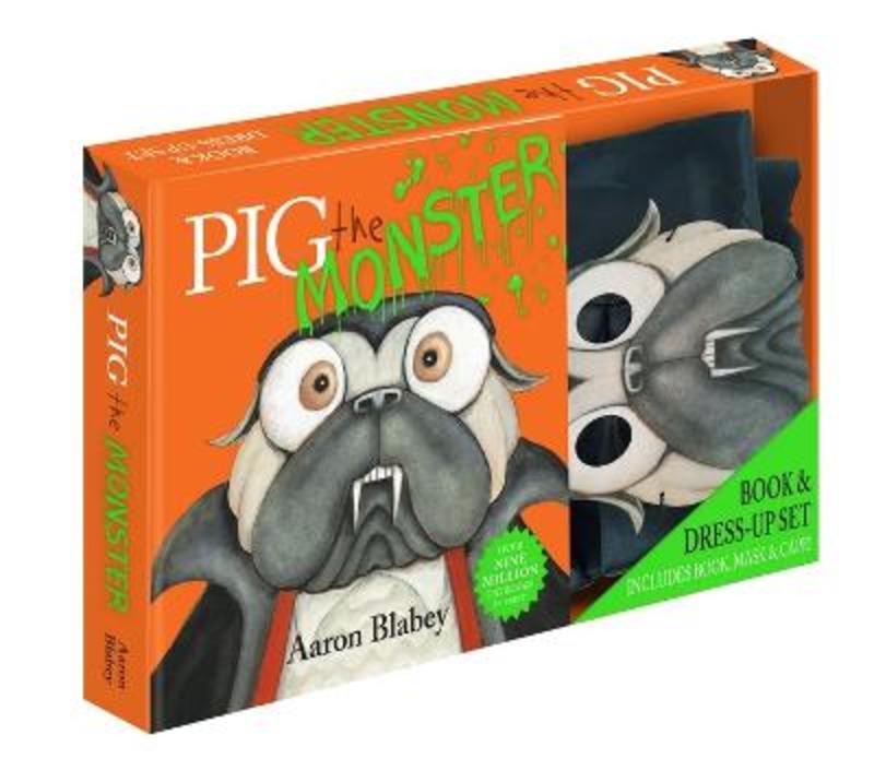 Pig the Monster: Book and Dress-Up Set by Aaron Blabey | Harry Hartog ...