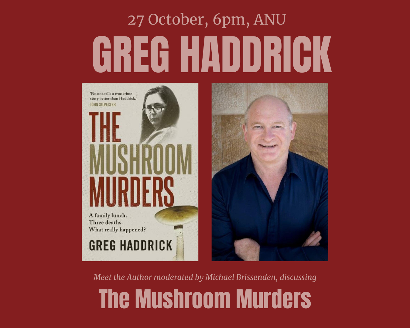 Meet the author - Greg Haddrick – Harry Hartog Bookseller