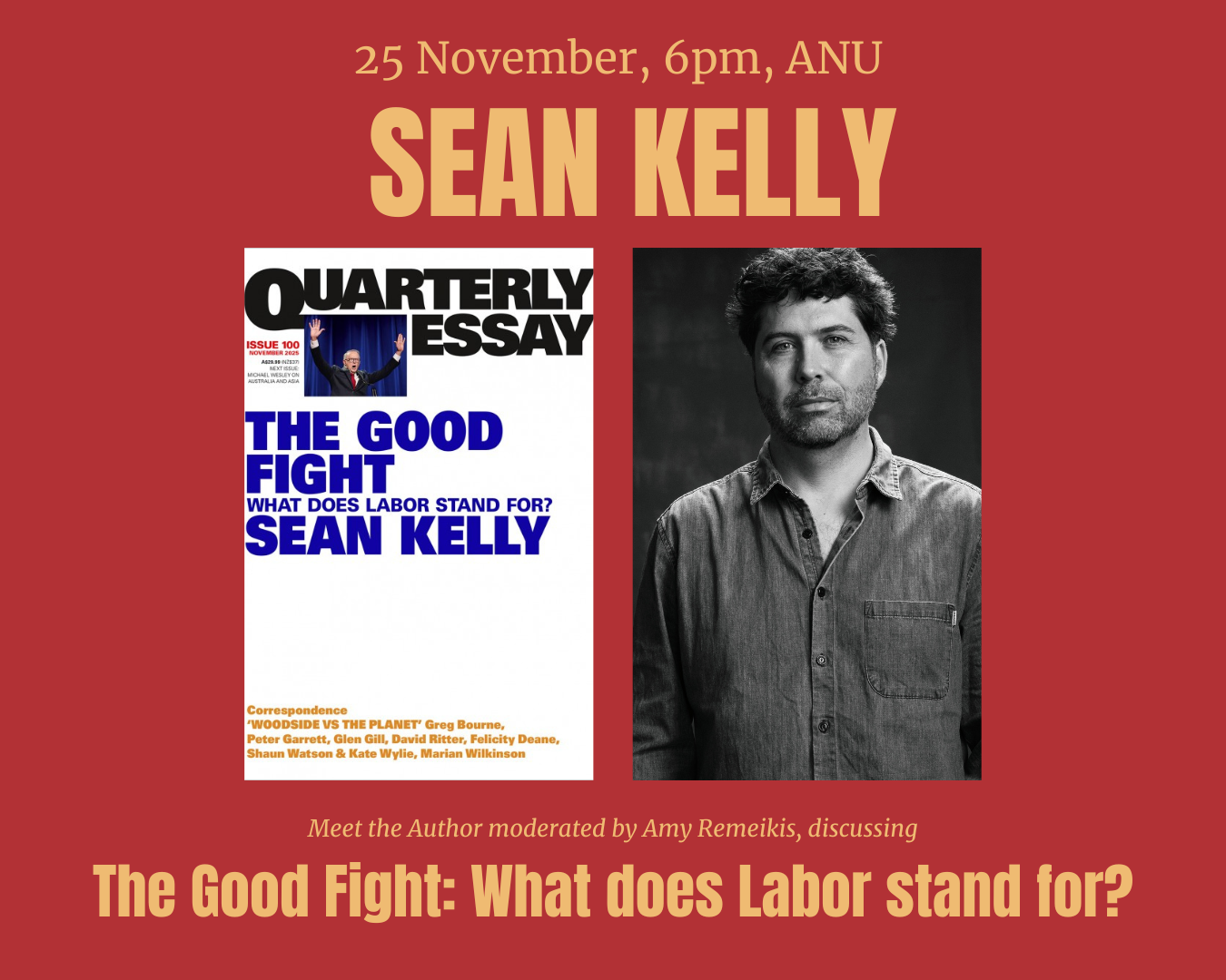 Meet the author - Sean Kelly – Harry Hartog Bookseller