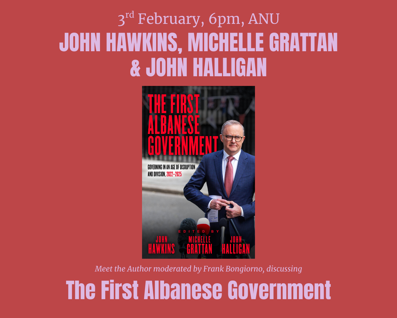 Meet the author - John Hawkins, Michelle Grattan and John Halligan ...