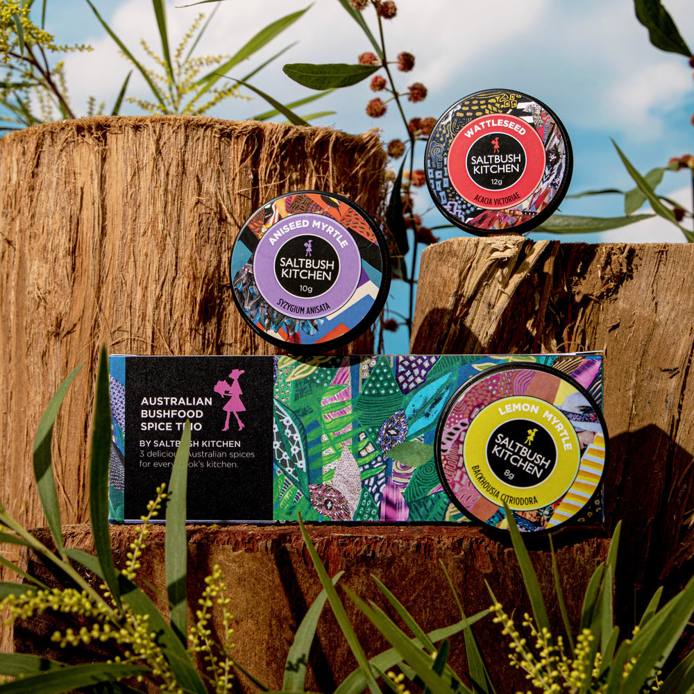 Bushfood Spice Trio Gift Set from Saltbush Kitchen | Unique gifts and ...