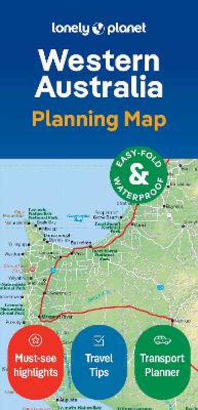 Lonely Planet Western Australia Planning Map by Lonely Planet | Harry ...