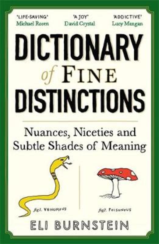 Dictionary of Fine Distinctions by Eli Burnstein | Harry Hartog – Harry ...
