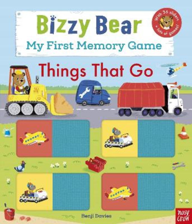 Bizzy Bear: My First Memory Game Book: Things That Go by Benji Davies ...