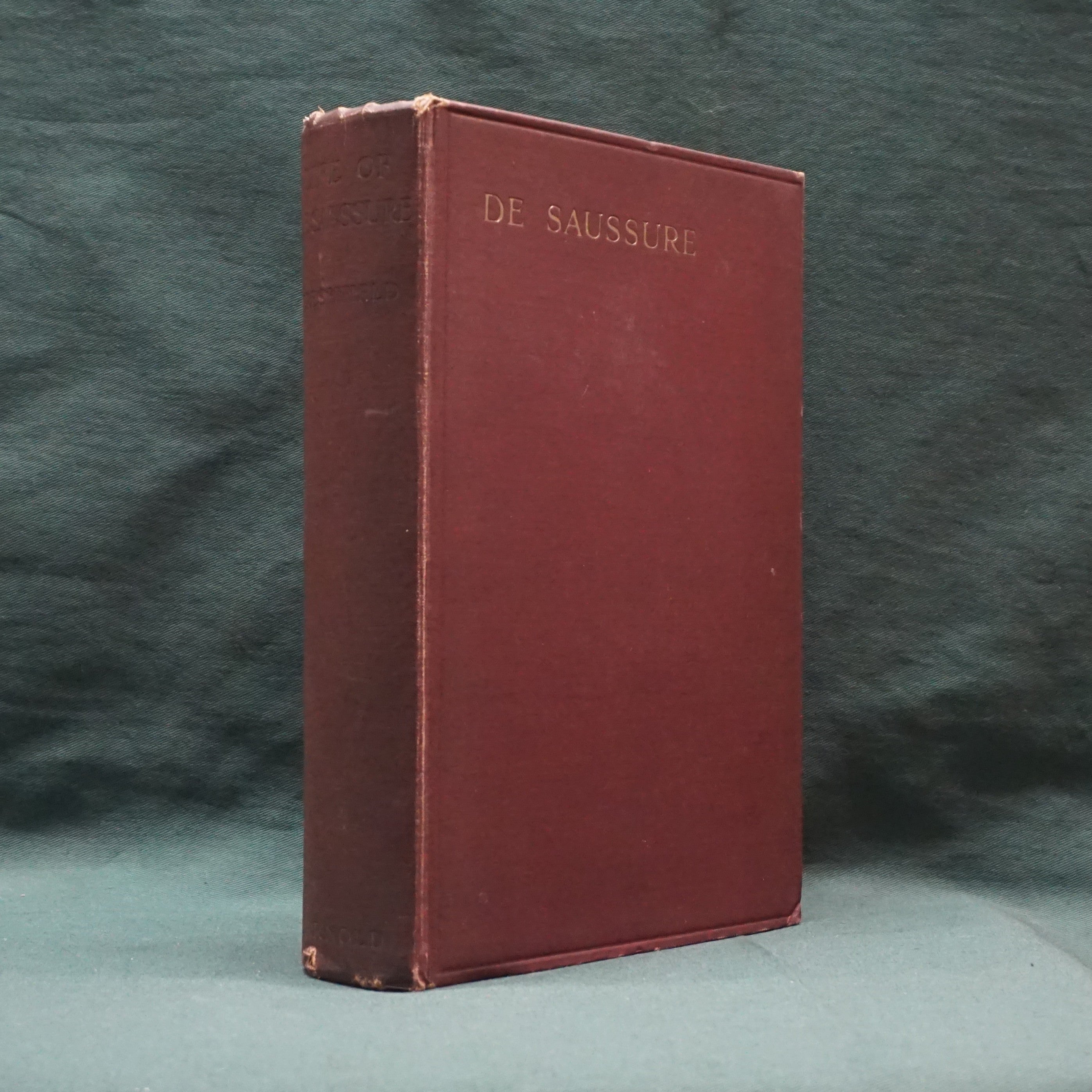 The Life Of Horace Benedict De Saussure (First Edition) – Harry Hartog ...