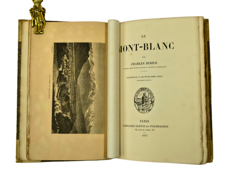 Le Mont Blanc (First Edition, French) | Harry Hartog Rare Book ...