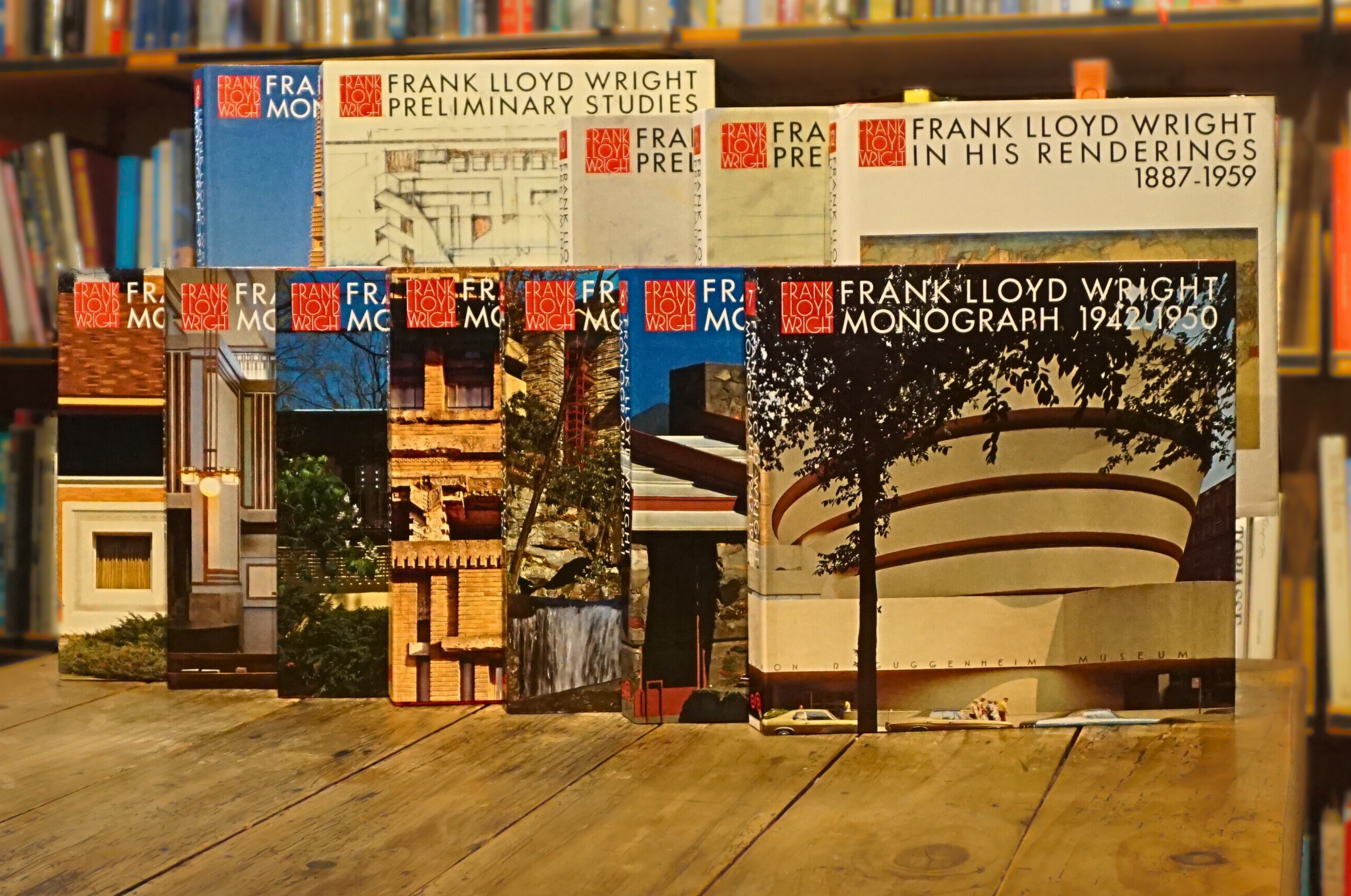 Frank Lloyd Wright, 12 Volume Set (Hardcover First Edition) – Harry ...