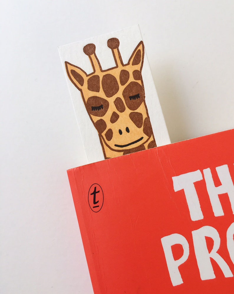 Giraffe bookmark from Little Paper House Press | Unique gifts and ...