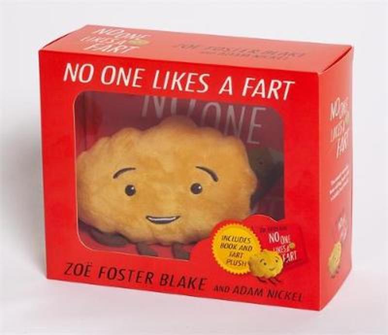 No One Likes a Fart hardback book and plush toy box set by Zoe Foster ...