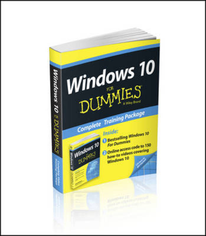 Windows 10 For Dummies Book + Online Videos Bundle by Andy Rathbone ...