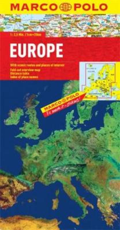 Europe Marco Polo Map by Marco Polo | 9783829767286 | Harry Hartog ...